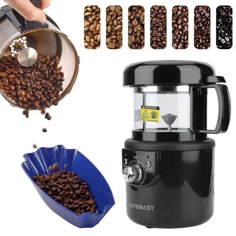 Home Coffee Roaster 2 in1 Roasting & Cooling Electric No Smoke Coffee ...