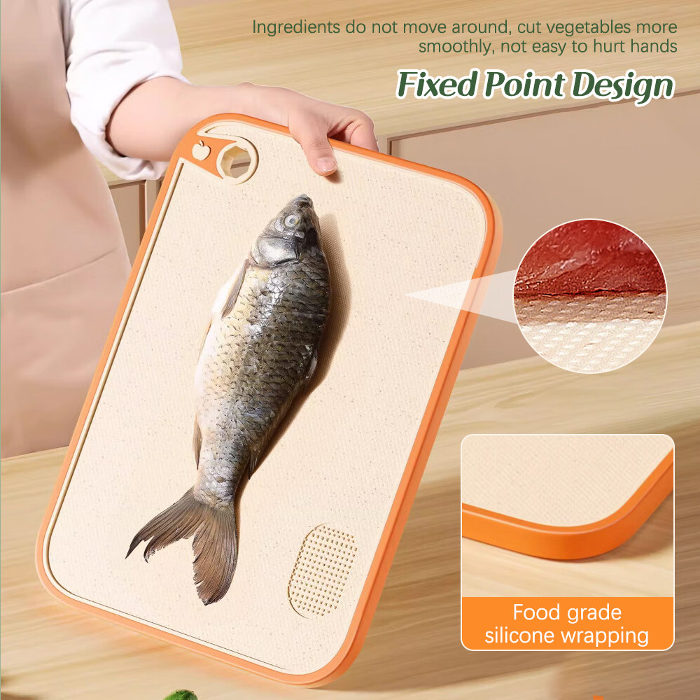 BEVAVAR Chopping Board Anti-Bacteria Cutting Board Double Sided ...