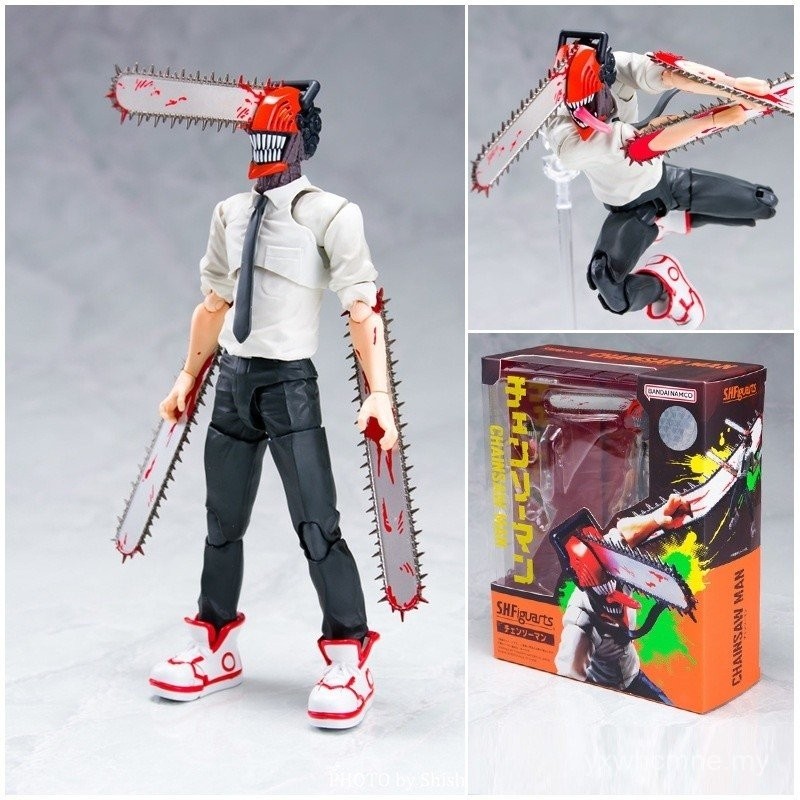 【Ready Stock】shf bandai chainsaw man makima action anime figure conan ...