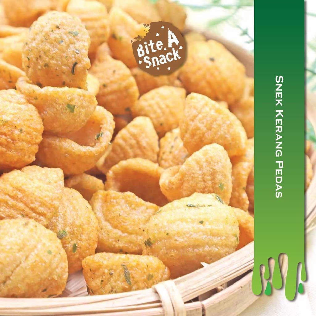 Seashell Snack (Spicy) | Snek Kerang Pedas ️ 150g±/pack | Shopee Malaysia