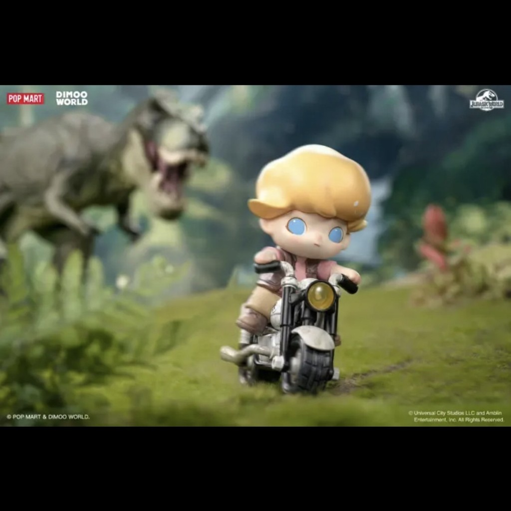 POPMART DIMOO Jurassic World Run Figure Lift Card Dolls Cute Kids Gifts ...