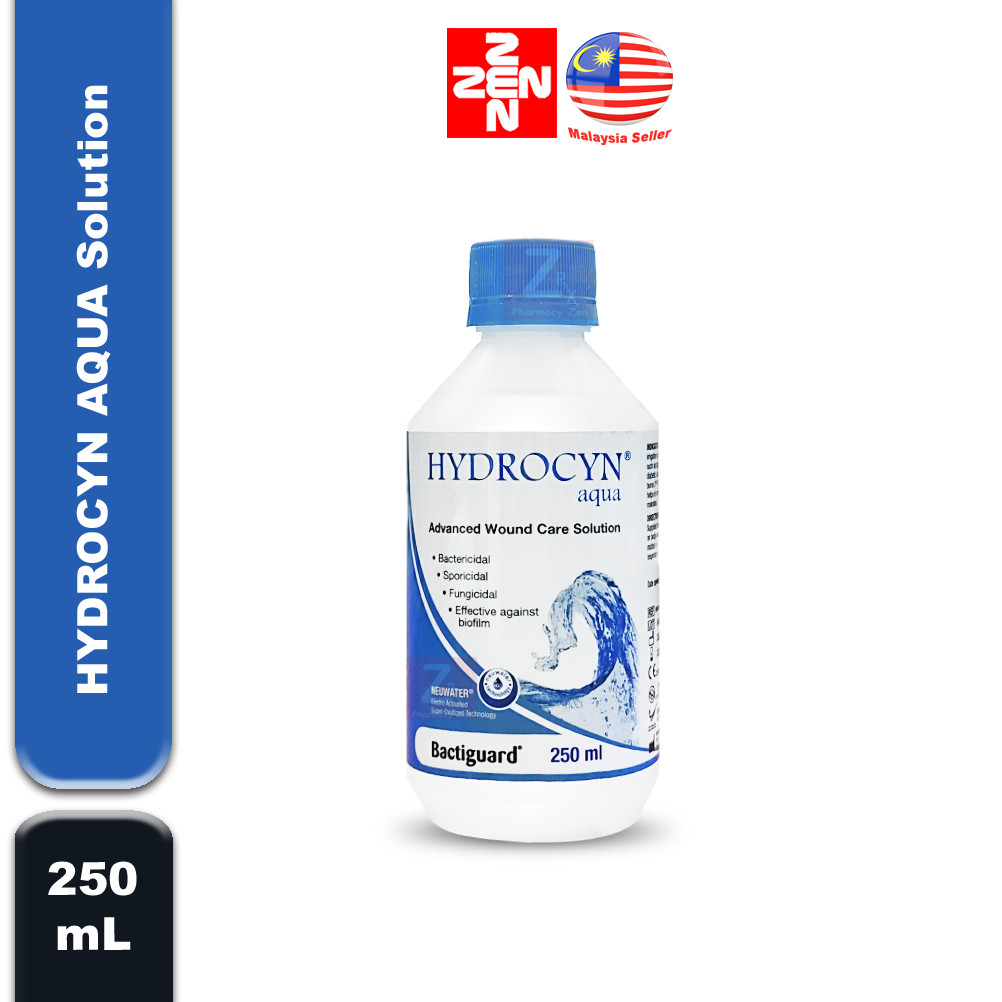 Hydrocyn Aqua Solution 250ml (Wound Wash and Irrigation Solution ...