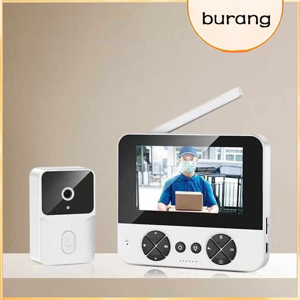 Two-Way Talk Wireless Video Doorbell With Infrared Night Viewing ...
