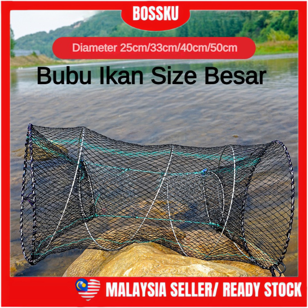 Bossku Fish Trap Bubu Ikan Jaring Ikan Bubu Payung Bubu Udang Jorang ...