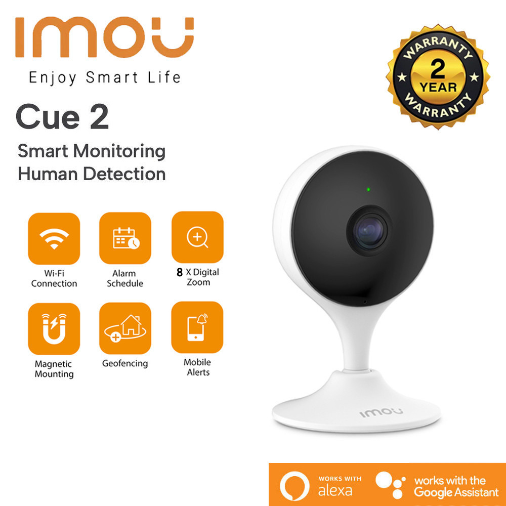 Imou Cue 2 Indoor IP Camera With Night Vision Two-Way Audio Human And ...