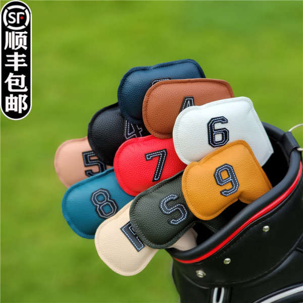 Versi Korea penutup kelab golf warna tepi minyak penutup kepala kelab ...