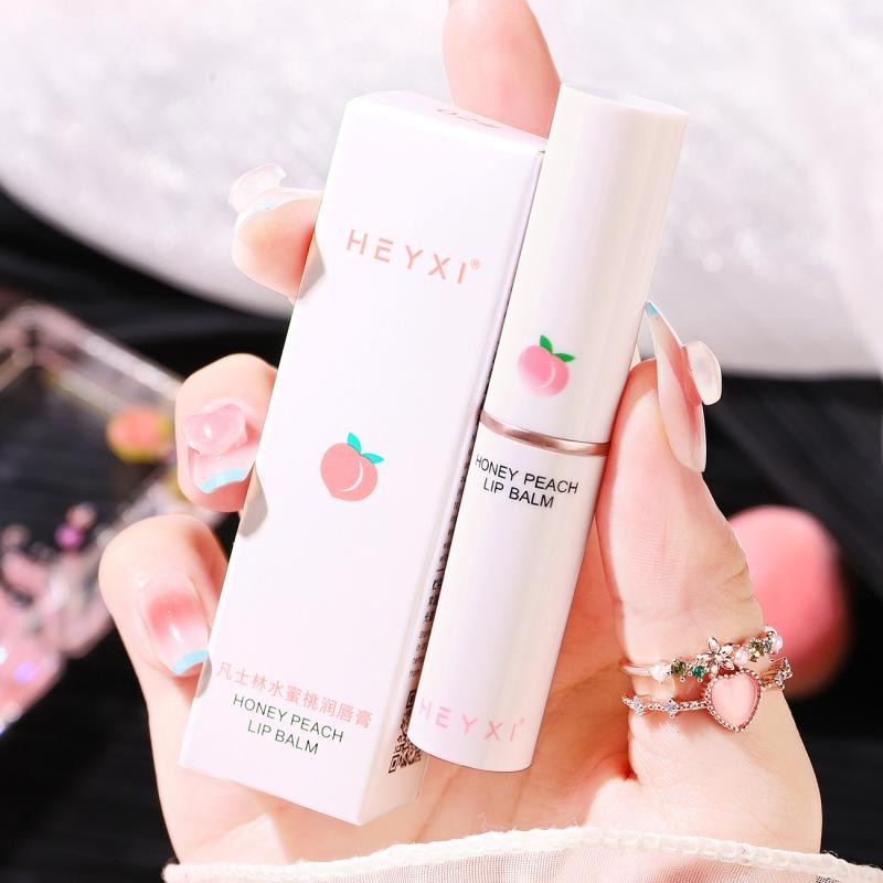 Heyxi HEYXI Vaseline Peach Lip Balm Temperature Change Lipstick ...