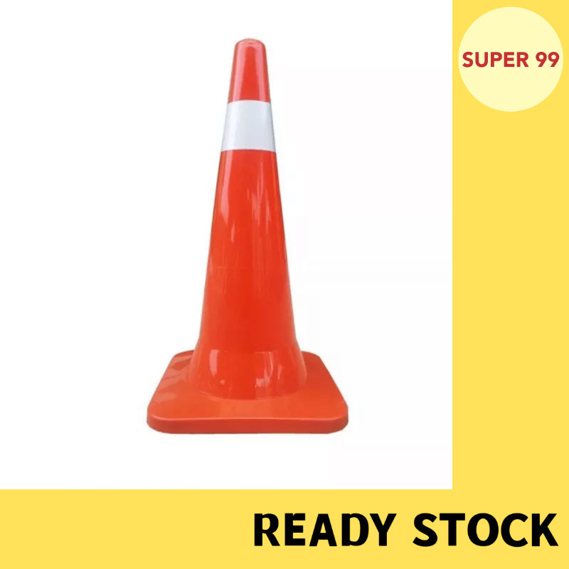 (30") Safety Traffic Cone PVC Traffic Safety Cone Carpark Cone Road ...