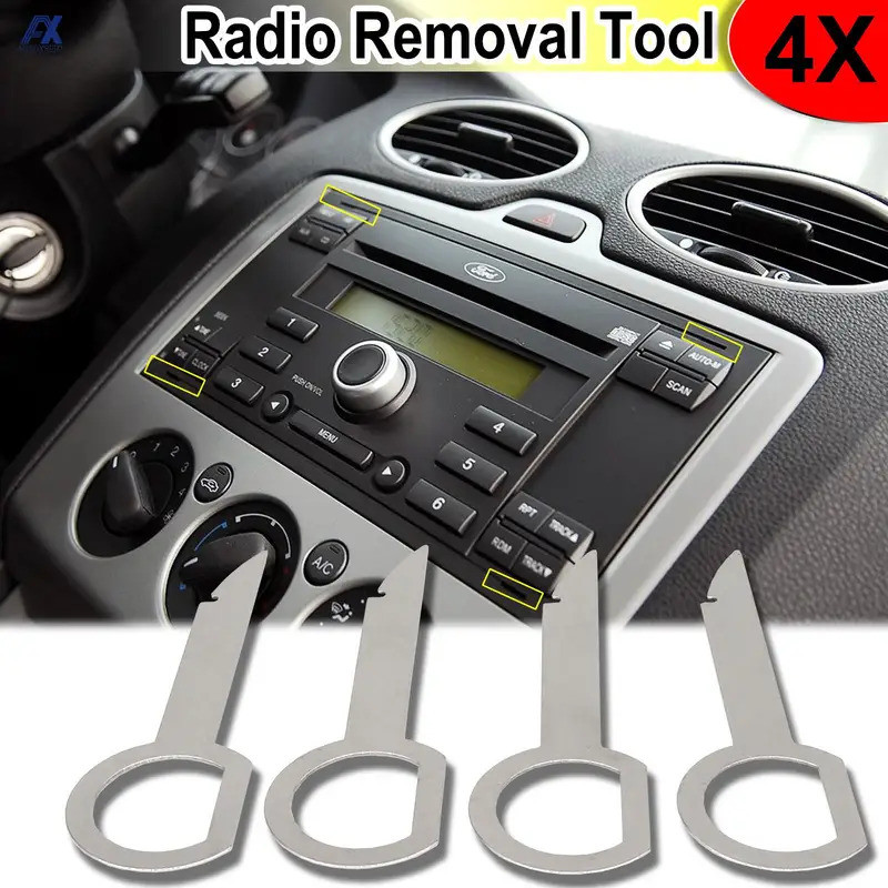 Radio Stereo Removal Extractor Key Release Pin Head Unit Audio Install ...