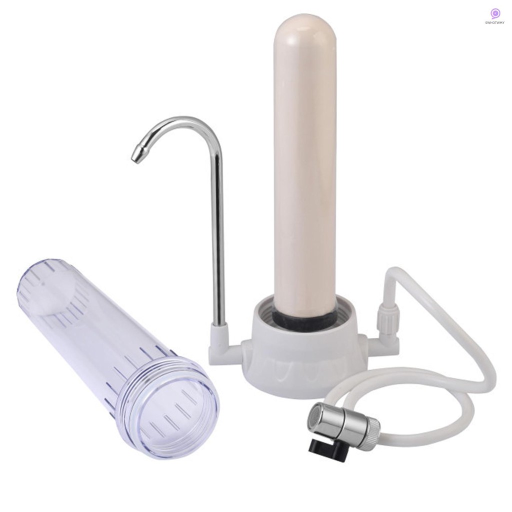 Countertop Water Filter Faucet Water Filter with Ceramic Cartridge ...
