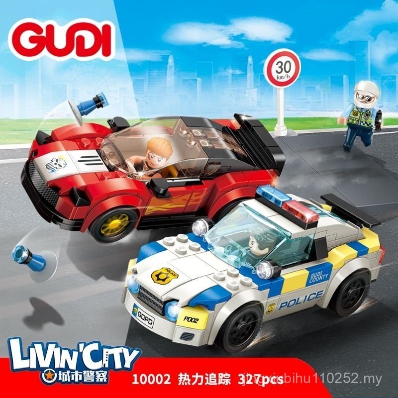 City Police Thermal Tracking High-Speed Tracking Patrol Police Car ...