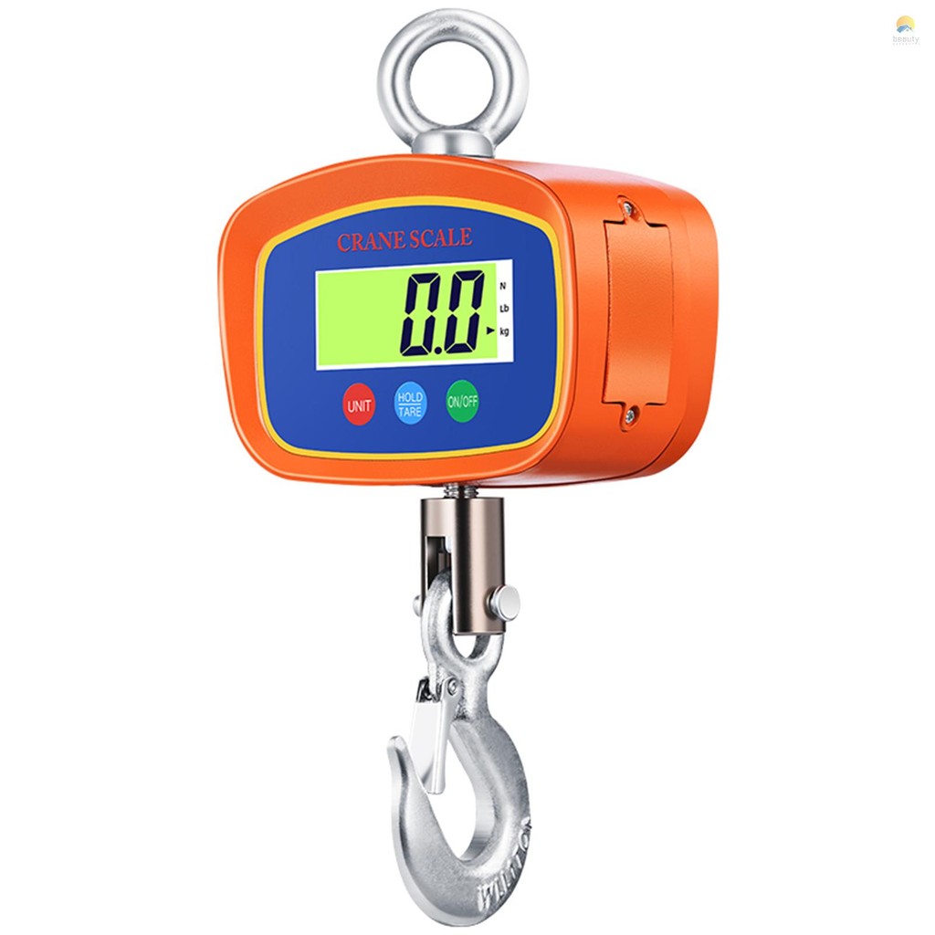Hook scale 1000kg/500g Digital Hanging Scale Industrial Crane Scale ...