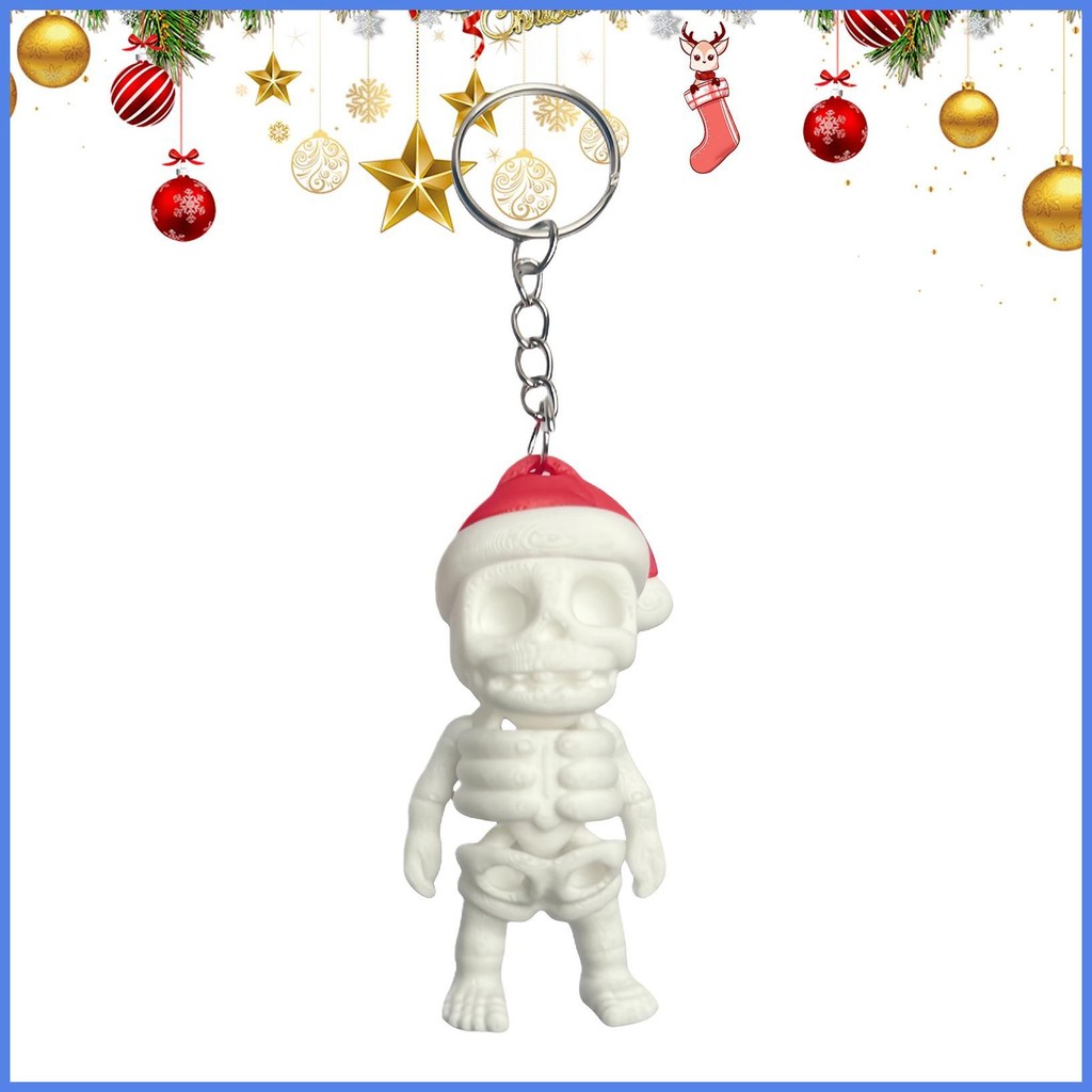 3D Printed Skeleton Toys Skeleton Man Fidget Toys Christmas Skull ...