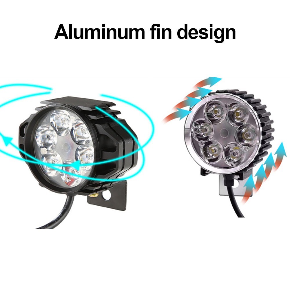 [LLMA]Ebike Front Light For 36V 48V Battery Horn Headlight Functional ...