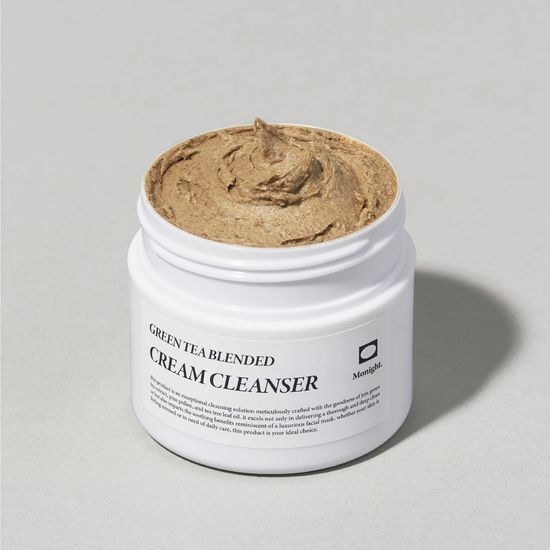 Monite Jeju Green Tea Blended Cream Cleanser 100g Skin Care Popular in ...