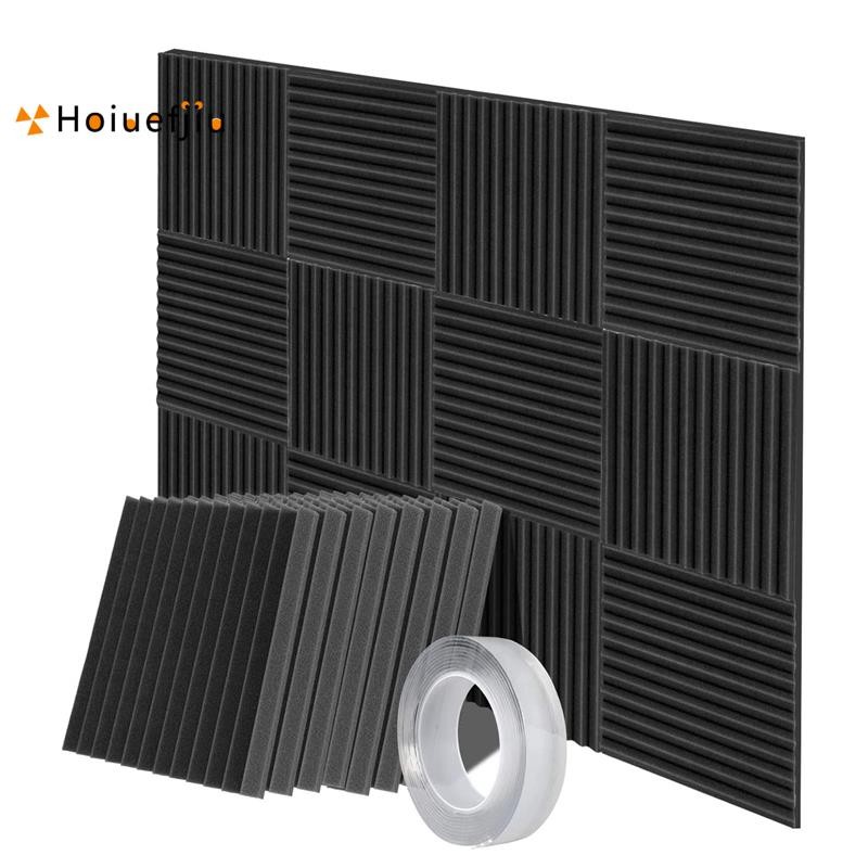 Sound Proof Foam Panels, 12 Pack Acoustic Foam Panels Acoustic Panels ...