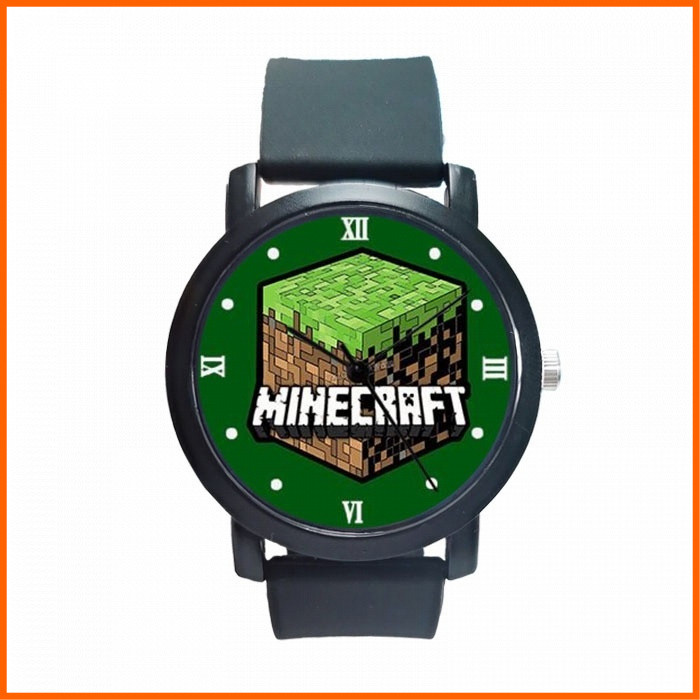 Minecraft Minecraft Minecraft Watch Anime Pointer Quartz Watch Student ...