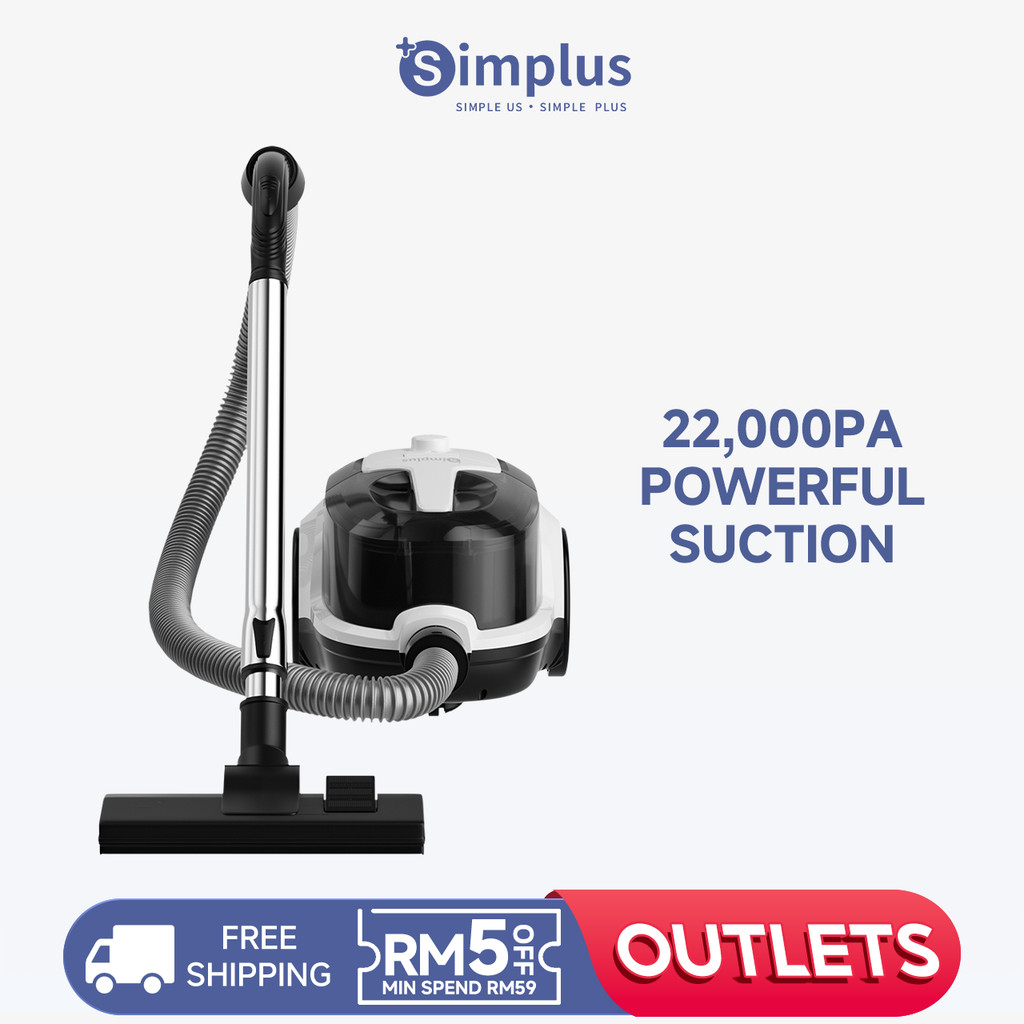 Simplus Vacuum Cleaner 1200W 22000pa Ultra-Powerful Suction 1.2L Large ...