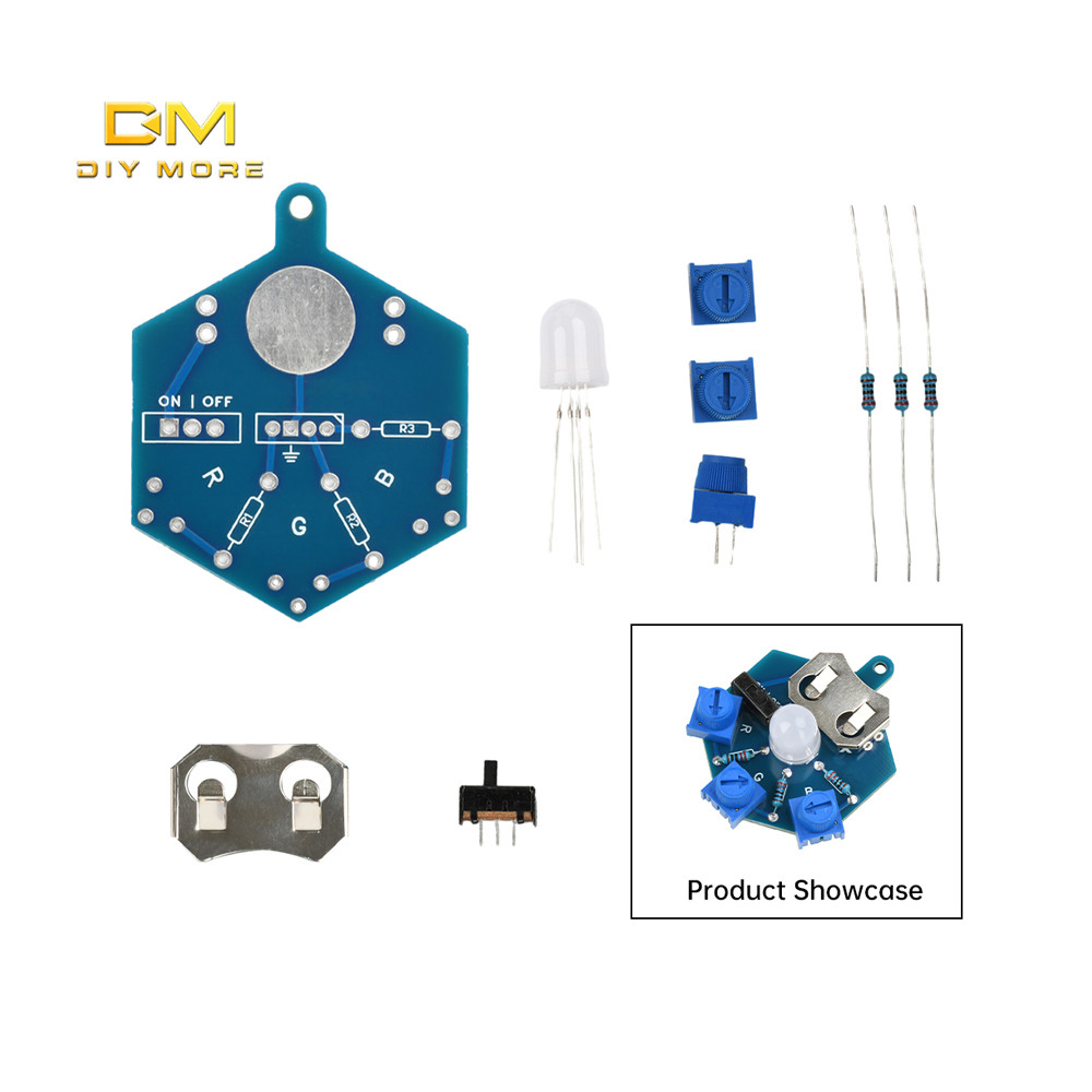 DIYMORE RGB LED Light Circuit Board Welding Practice DIY Electronic ...