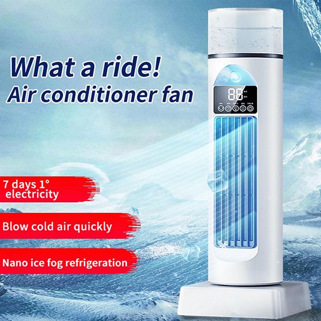 Tower Air Conditioner Cool Fan with 6 Speeds for Bedroom Quiet ...