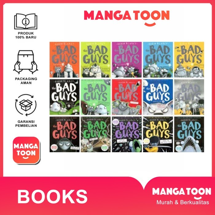 The Bad Guys Collection, 18 Books (English) - MangaToon | Shopee Malaysia