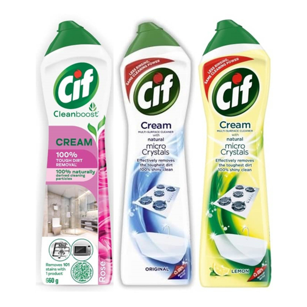 CIF Cleaning Cream Lemon / Original / Rose (660g) | Shopee Malaysia