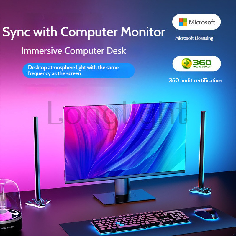 Ambilight Ambient Desktop Lamp Sync with Computer Monitor, Immersion PC ...