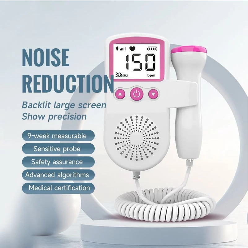 Fetal Doppler Heart Rate Monitor for Baby Portable Medical Baby ...