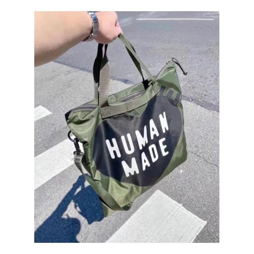 Human Made Nigo Army Military Totebag Pattern Printing Design 2way Tote ...