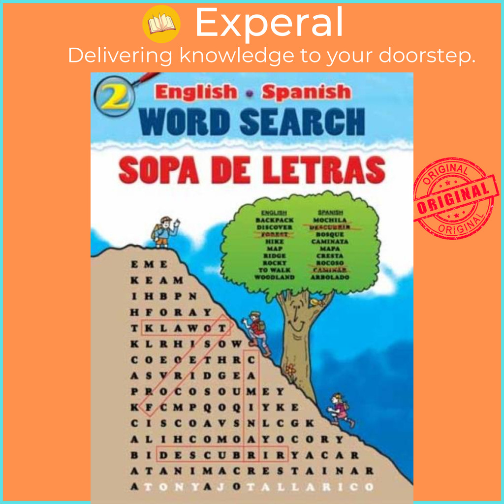 [100% Original Books] - English-Spanish Word Search SOPA De Letras #2 ...