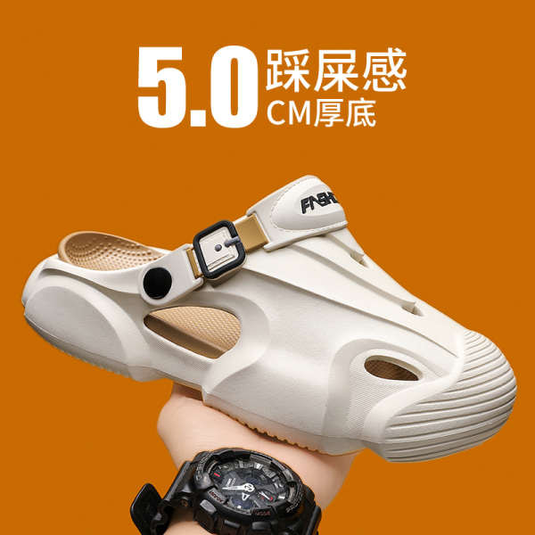 crocs crocs men Kasut gua lelaki musim panas 2024 pakaian baharu kasut ...