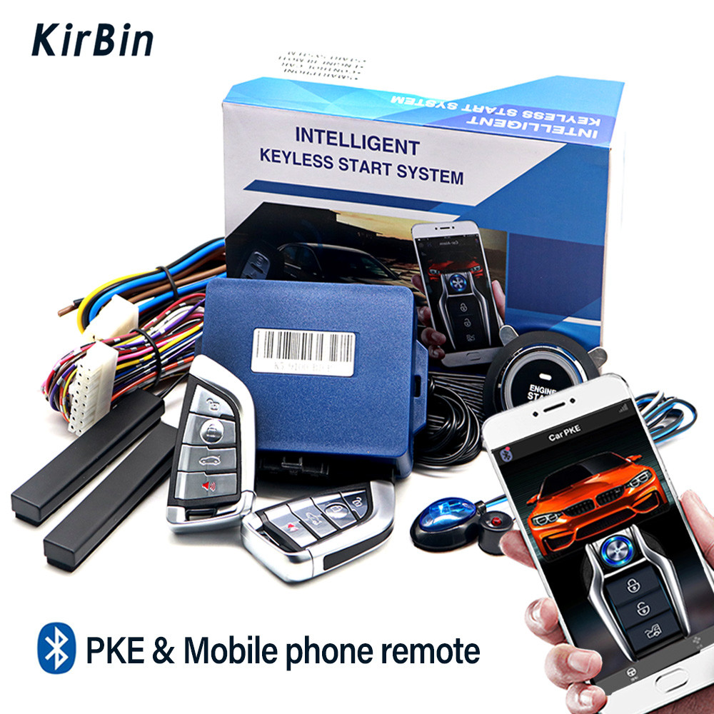 Car alarm remote starter anti-theft car immobilizer universal central ...
