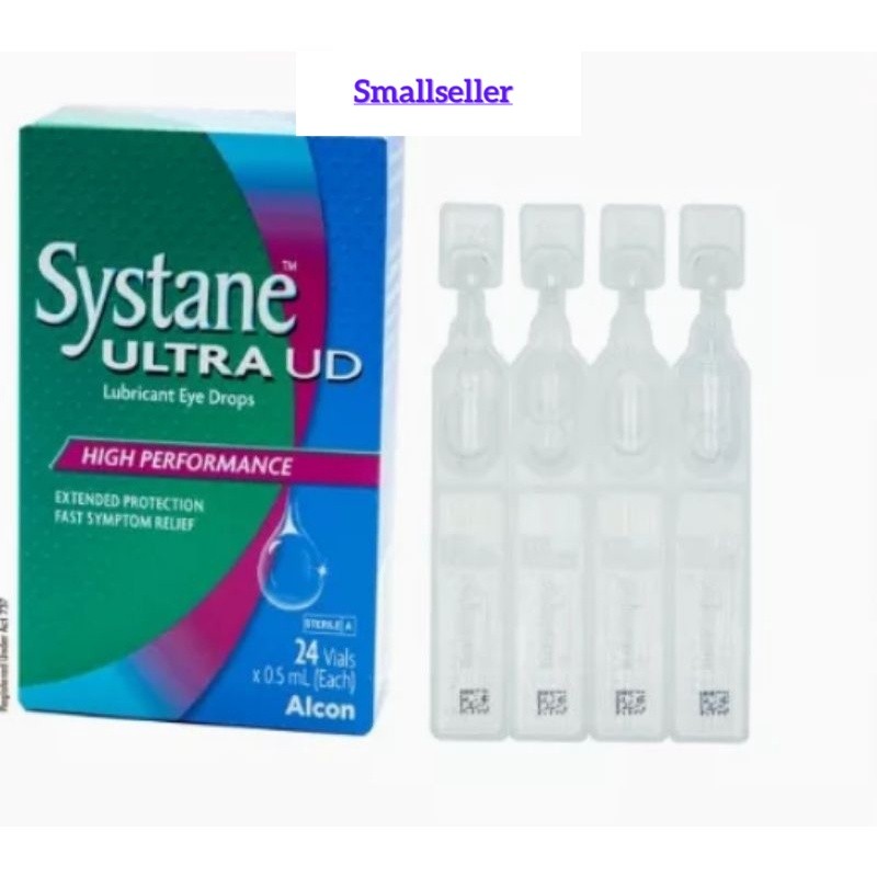 Systane Ultra UD Lubricant Eye Drops 24 Vials × 0.5ml(Each) | Shopee ...