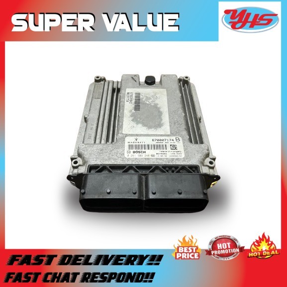 USED ORI MASERATI GHIBLI 3.0 V6 2015/2019 ENGINE CONTROL MODULE ...