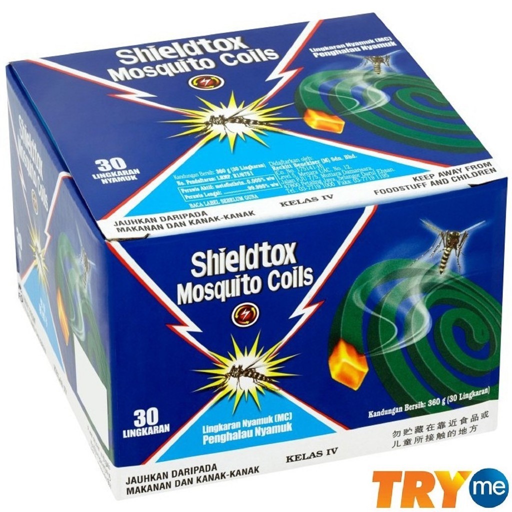 Shieldtox Mosquito Coils (30 Coils/360g) | Shopee Malaysia