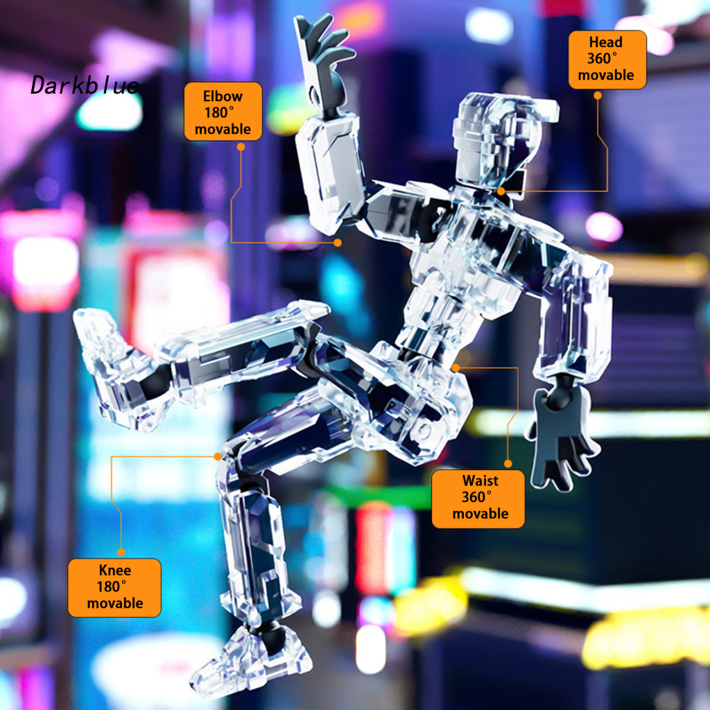 Dummy Action Figure Articulated Robot Action Figure with Movable Joints ...