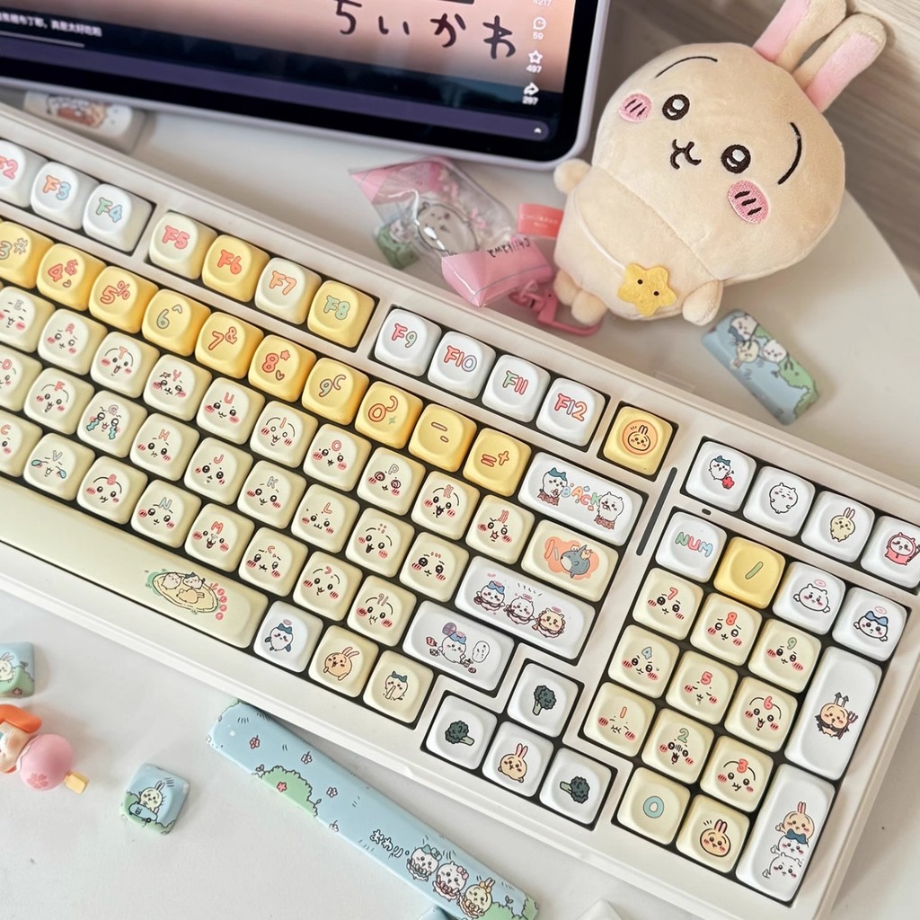 Usagi Keycap SOA Profile 148 Keys PBT Five-sided Dye Sublimation Alice ...