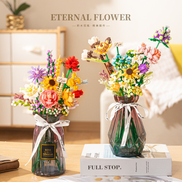 lego flower lego flower bouquet flower bouquet Pasu rentas sempadan ...