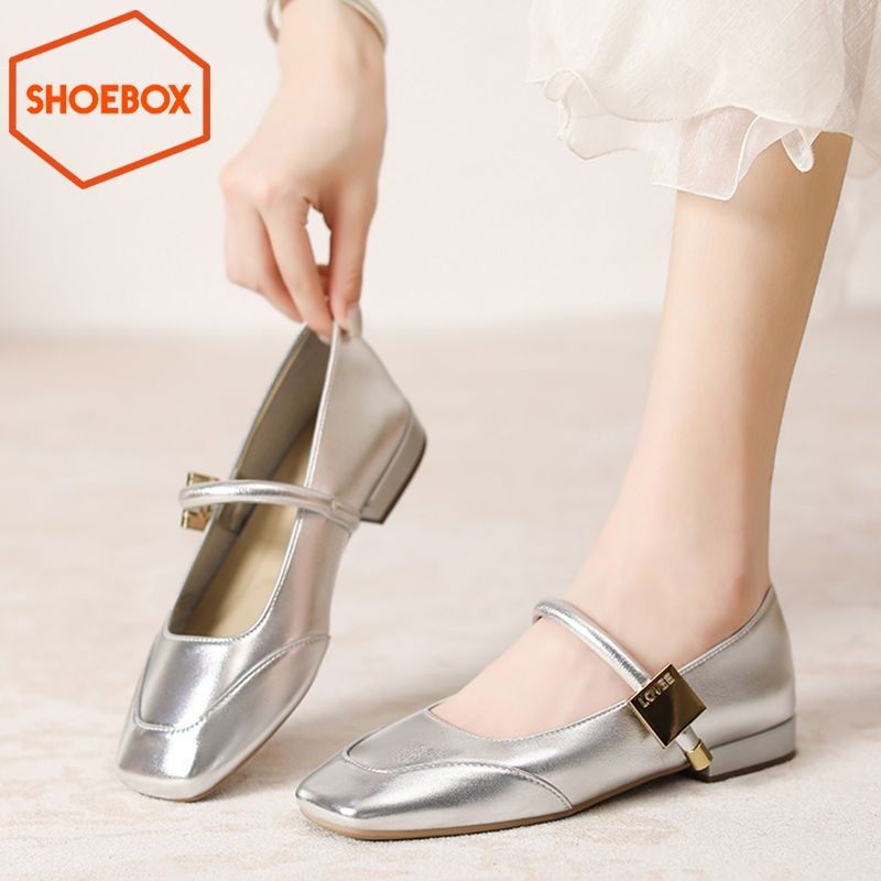 Daphne Group Under the Shoe Cabinet Genuine Leather Mary Jane Shoes ...