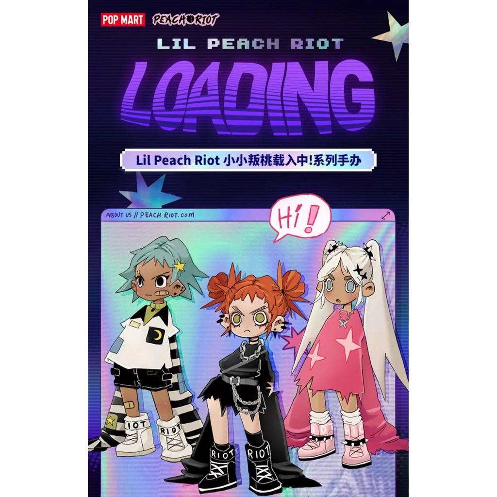 [Ready Stock] POPMART Lil Peach Riot Little Peach Carrying in Series ...