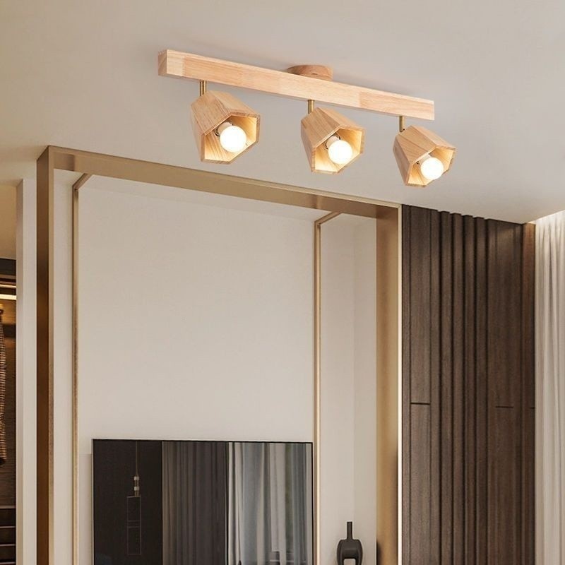 Modern Wood Trick Light Creative Aisle Light Entrance Ceiling Light ...