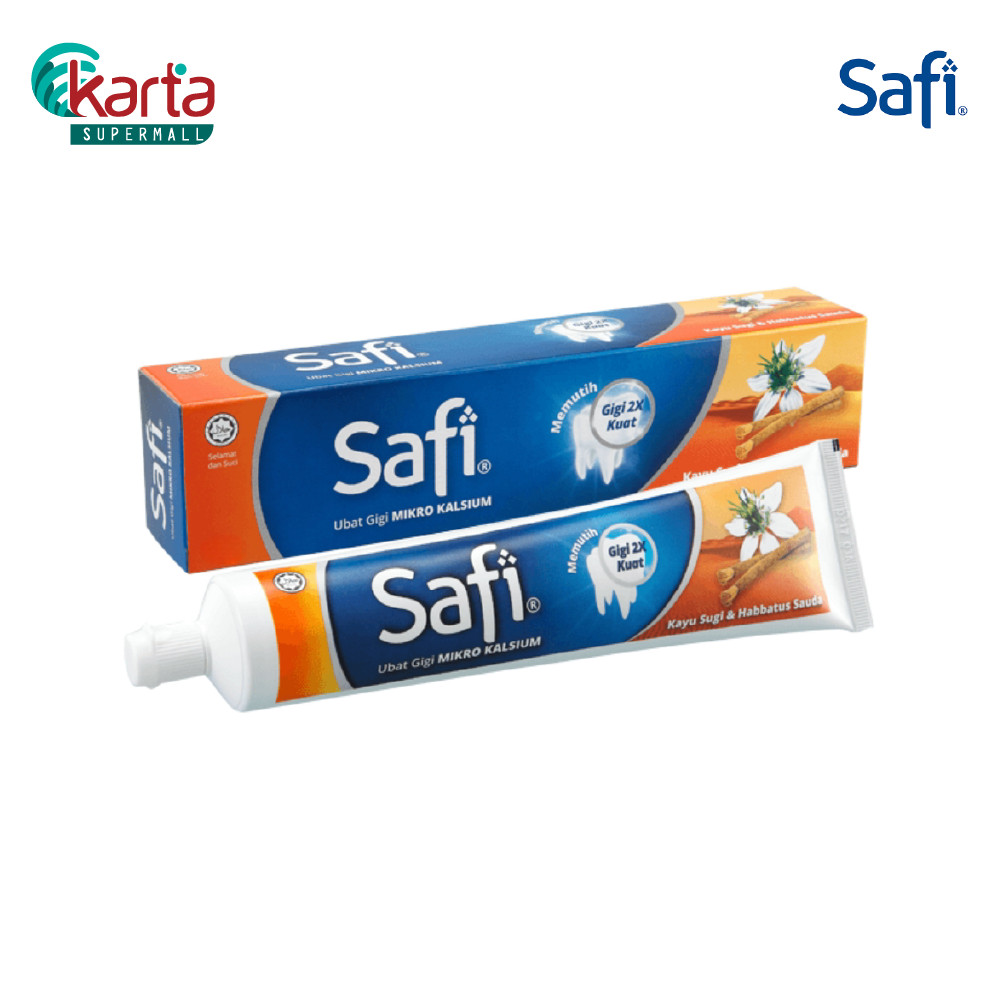 Safi Micro Calcium Toothpaste with Kayu Sugi & Habbatus Sauda (175g ...