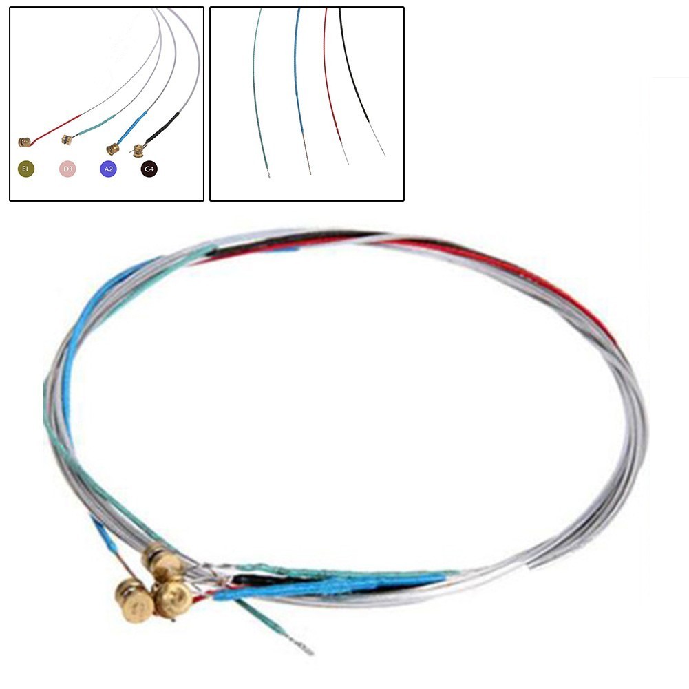 Violin Strings Replacement String Set (E-A-D-G) For Size 3/4 4/4 Violin ...