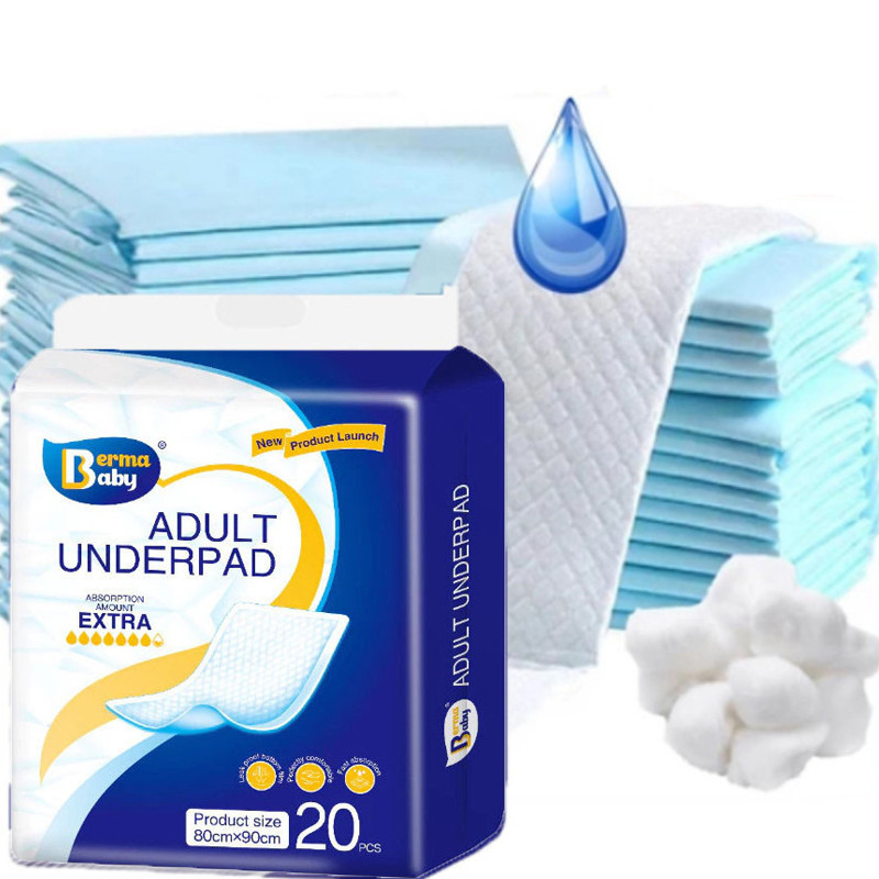 Disposable Underpad Incontinence Pad Elderly Diapers Adults Care Pad ...