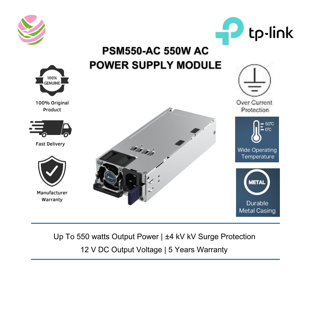 TP-Link PSM550-AC 550W AC Power Supply Module with 12V DC Output ...