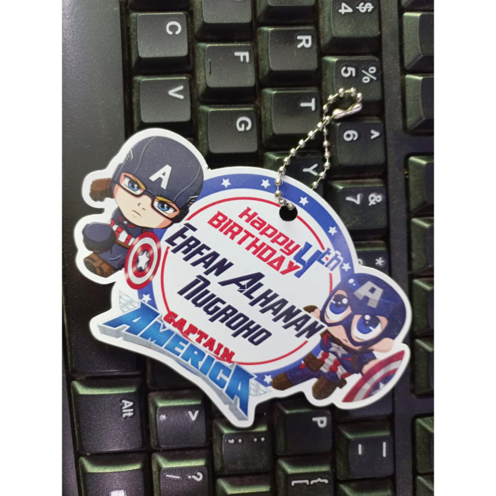 Custom CHILDREN'S Birthday Hang Tag FOR Hampers / Hangtag Souvenir ...