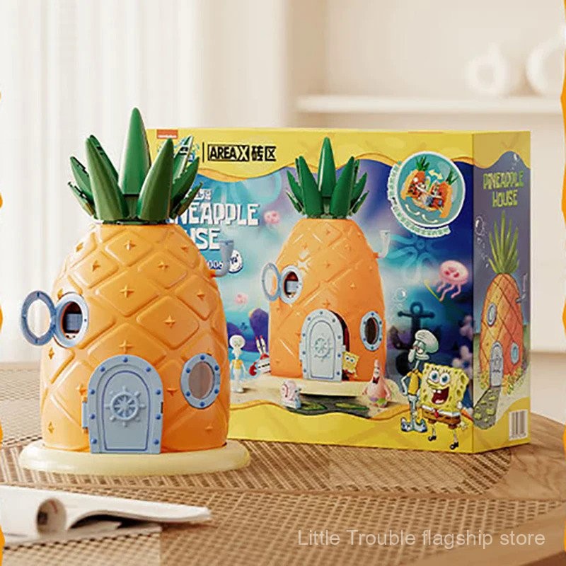 SpongeBob Buildings Blocks with 4 Figuren Pineapple House Modular ...