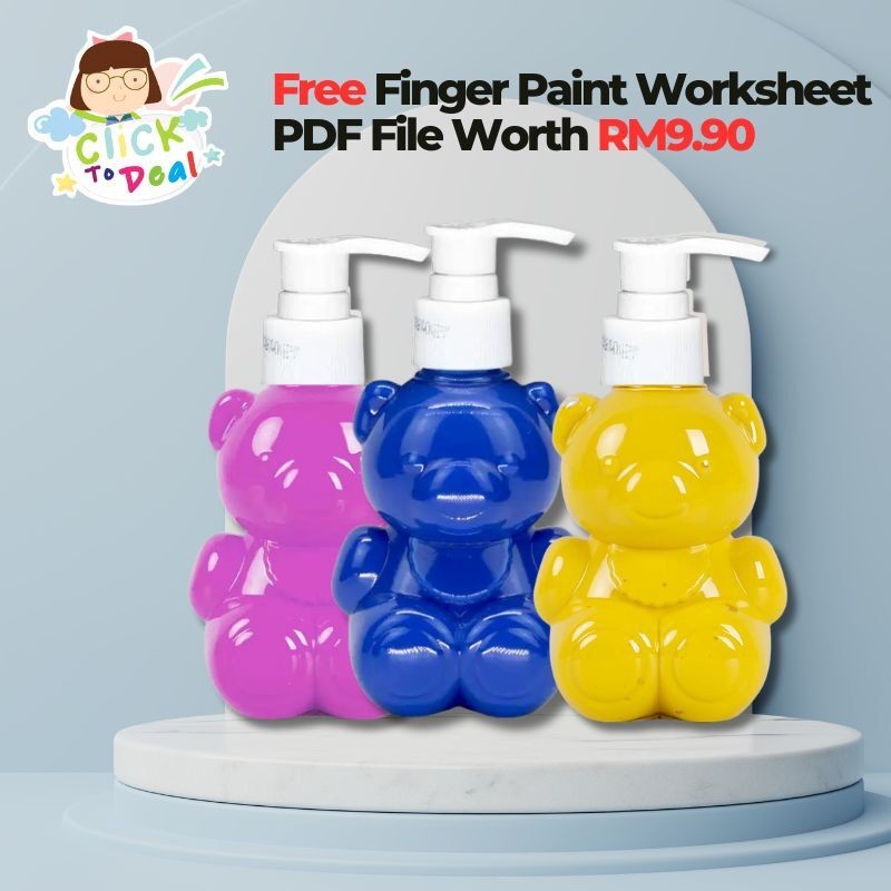 CTD Finger Paint DIY Creative For Kids Children 200ml 12 Colors finger ...