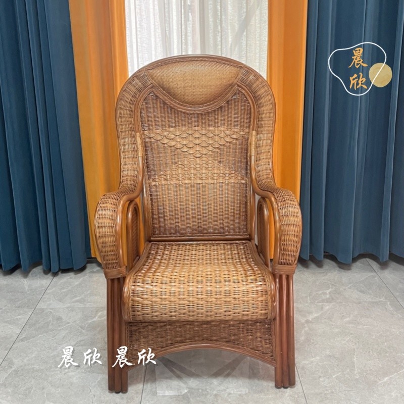 Kerusi Bos Mewah Rotan Sebenar Indonesia Anyaman Rotan Ruang Tamu ...