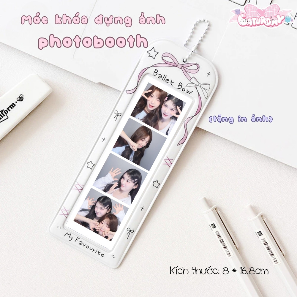 PVC photobooth KEYCHAIN photo frame (PRINT PHOTO INCLUDED) | Shopee ...